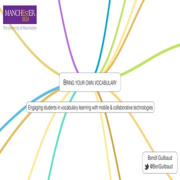 Bring your own vocabulary: Engaging students in vocabulary learning ...