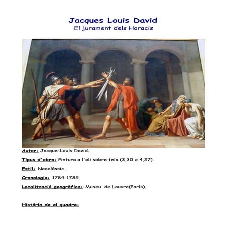 Llatí el jurament dels horacis de david.aida padró | DOC