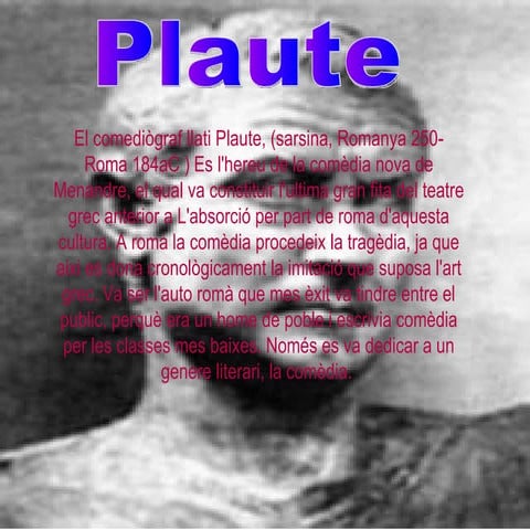 PLAUTE | PPT