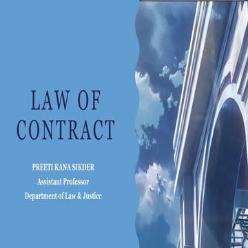 Intention to Create Legal Relations | PPTX