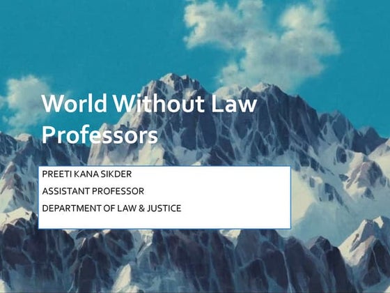 Introduction to Jurisprudence | PPT