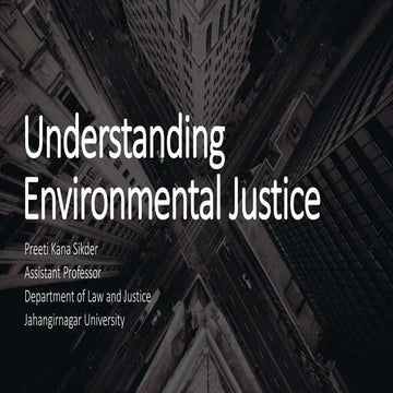 Understanding Environmental Justice | PPTX