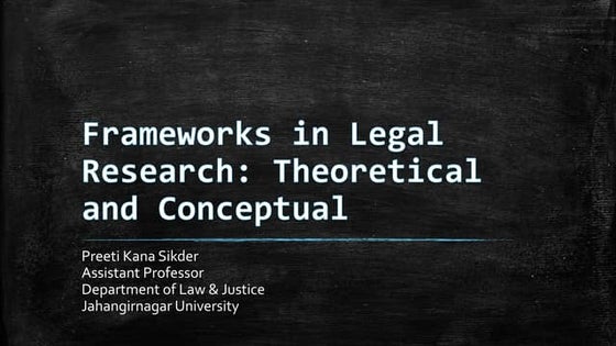 Conceptual Framework in Qualitative Research | PPTX | Science