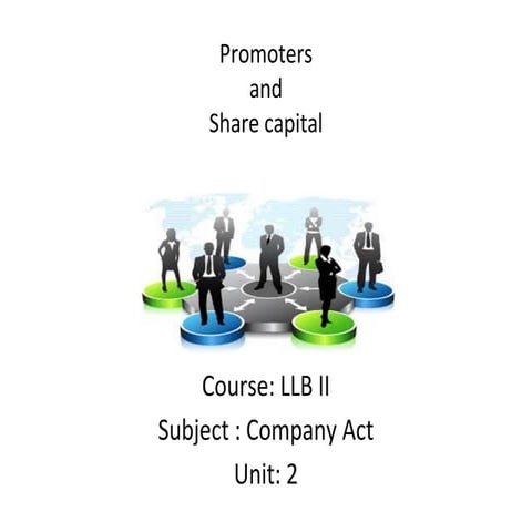 Llb ii cl u 2.1 promoters and shares | PPT
