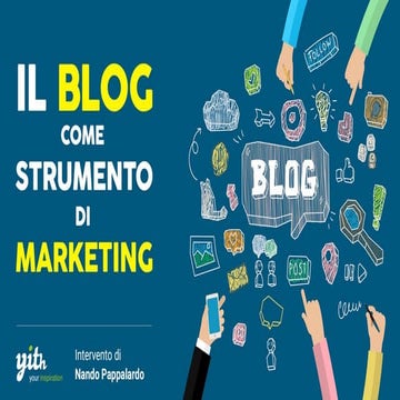 Il blog come strumento di marketing | PDF