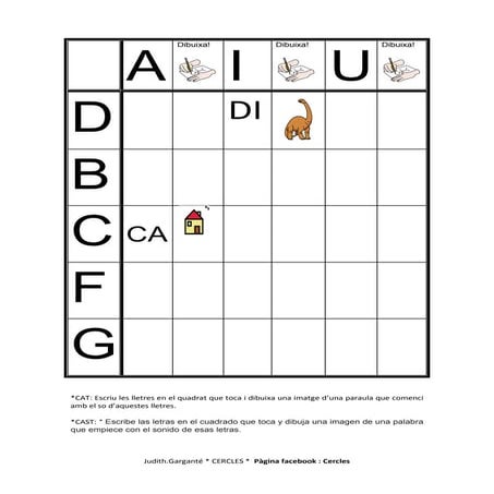 Cercles: Lectoescriptura/ Lectoescritura | PDF