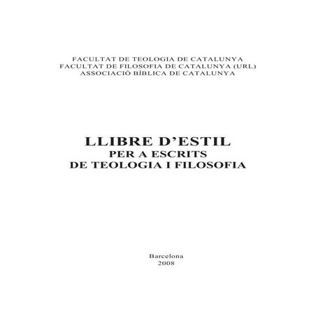 Llibre d'estil | PDF