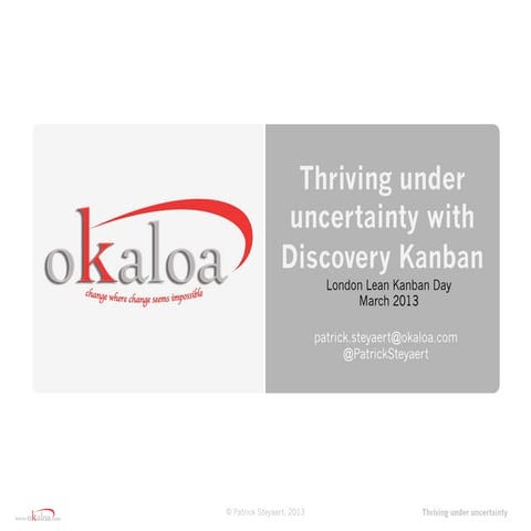 LLKD13 thriving under uncertainty | PPT