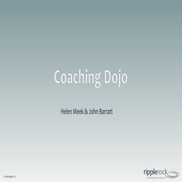 LLKD19 Coaching Dojo | PPT