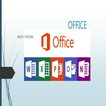 Historia de office | PPTX