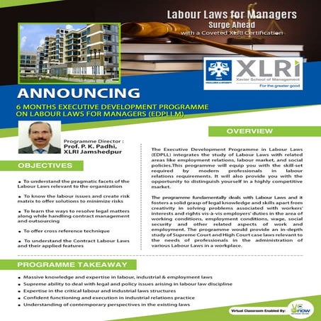 Labour Laws for Managers - Batch 2 | PDF