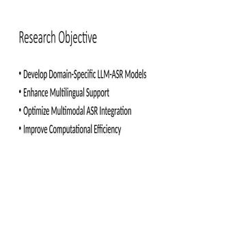 Large Language Models for new techniques | PPT