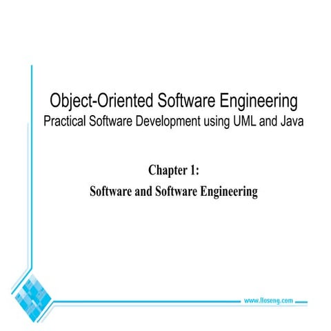 Slides for Chapter 1: Software and Software Engineering; | PPT