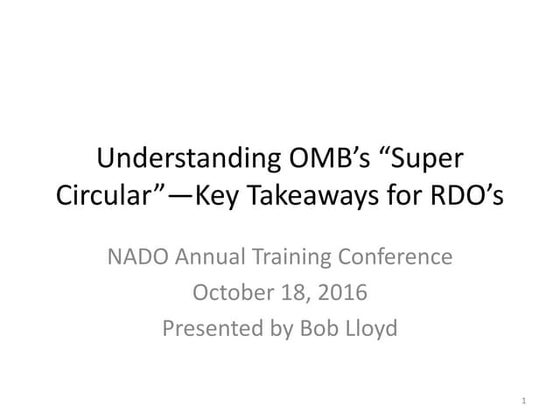 Purchasing with Federal Grant Funds: Lloyd | PPT