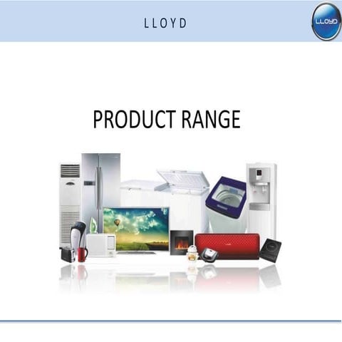 Lloyd product range festive season 2015 | PPT