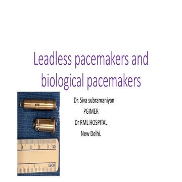 leadless pacemaker | PPTX