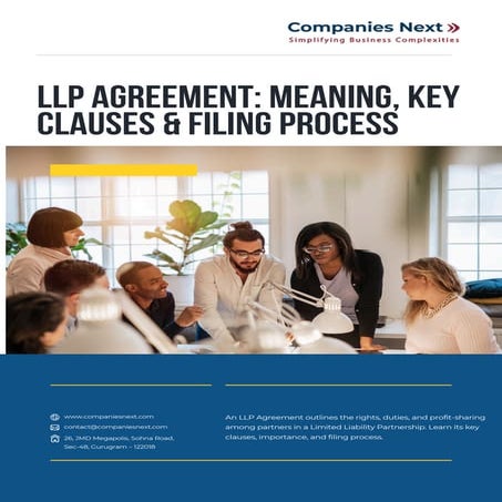 LLP Agreement Meaning, Key Clauses & Filing Process.pdf
