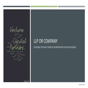 LLP or Company: How to Choose the Right Legal Entity For Your Business ...