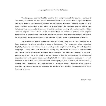 LLP Reflection | DOCX