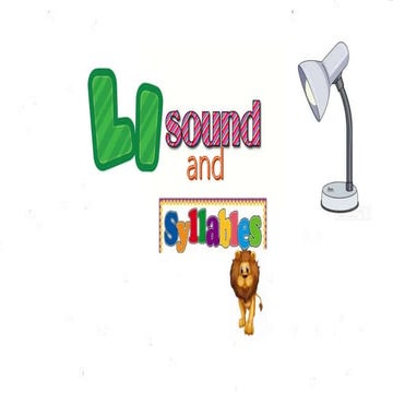 Ll sound and syllables | PPTX