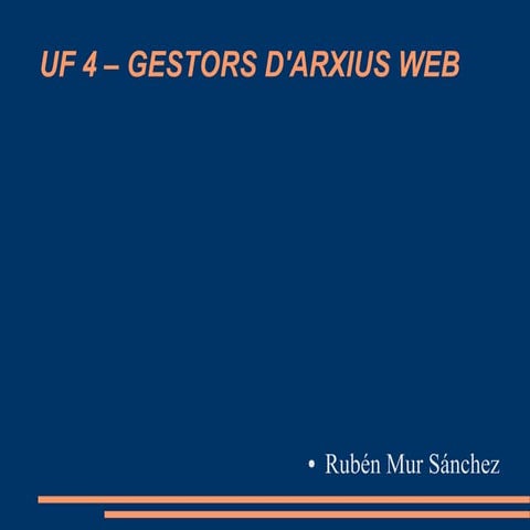 UF4 Gestor d'arxius web | ODP