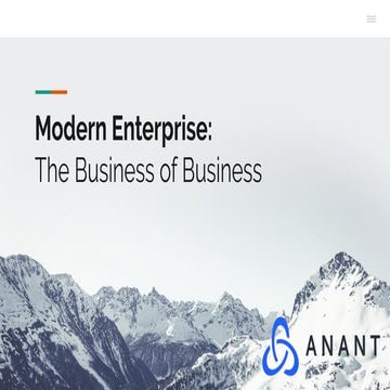 The Modern Enterprise: The Business of Business Today | PPT