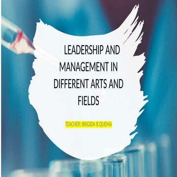 LMAF(leadership and management in different arts and fields ...