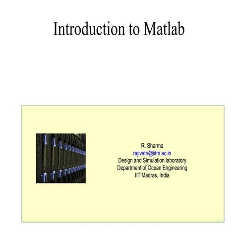 L_Matlab-1_DRS_OE1100 (2).pdf matlab matlab | PPT