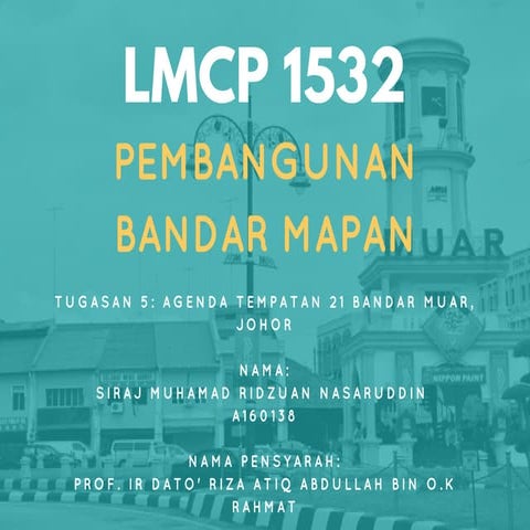 Lmcp 1532 pembangunan bandar mapan | PPTX