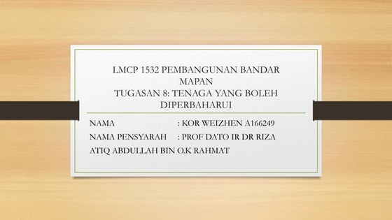 Mapan 8 | PPTX