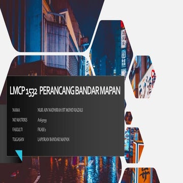 Lmcp 1532 pembangunan bandar mapan | PPTX
