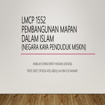 Lmcp 1552: Negara Kaya Penduduk Miskin | PPTX