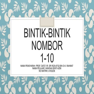 Lmcp1602 bintik 1 10 | PPTX