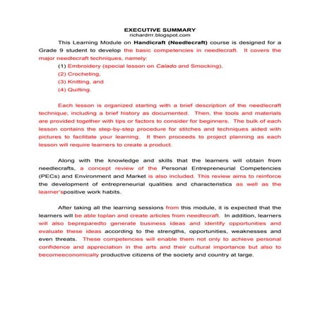 TLE 10-HANDICRAFT (MACRAME AND BASKETRY) | PPTX