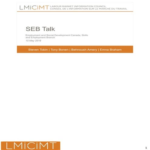 LMIC SEB Talk | PDF