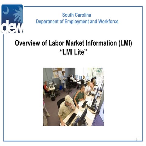 Overview of Labor Market Information "LMI Lite" | PPT