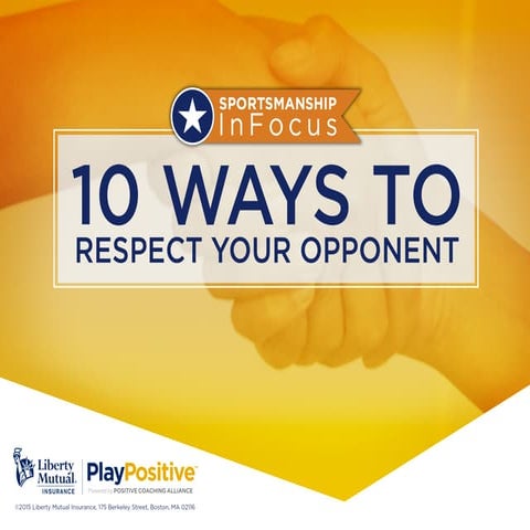 6 Reasons To Play By The Rules for Positive Coaching Alliance | PDF