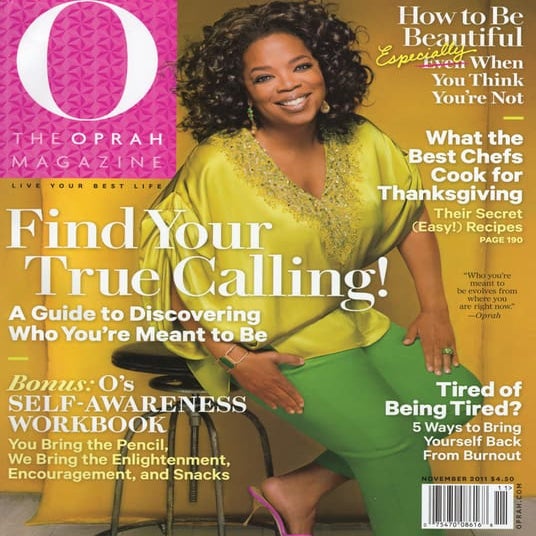 Liga Masiva in O Magazine- November 2011 | PDF