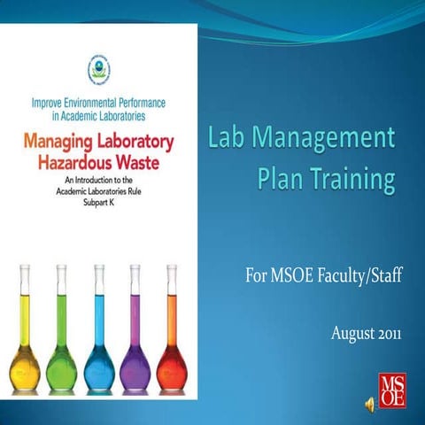 MSOE LMP Training 2011-2013 | PPTX