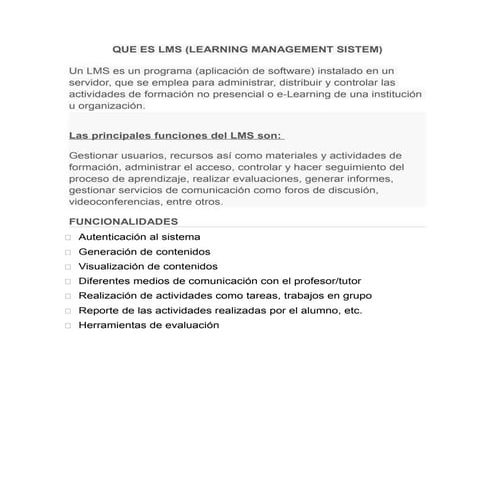 Conoce más sobre CMS, LMS y LCMS | PPTX