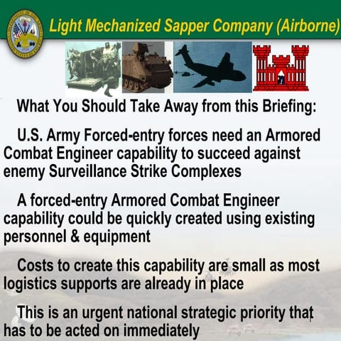 Light Mechanized Sappers (Airborne) | PPT