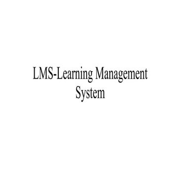 LMS-Learning Management System IYAPPAN TEAM.pptx