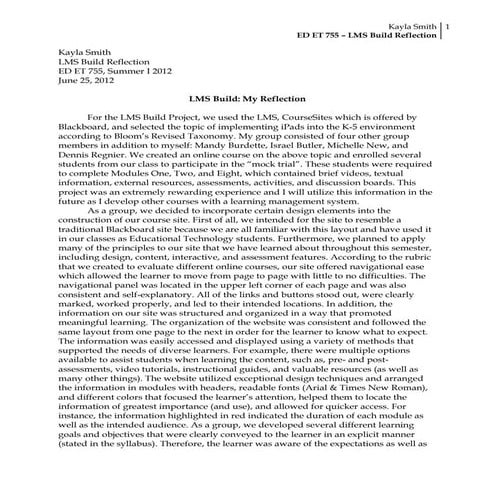 Word Processing Assignment | DOC