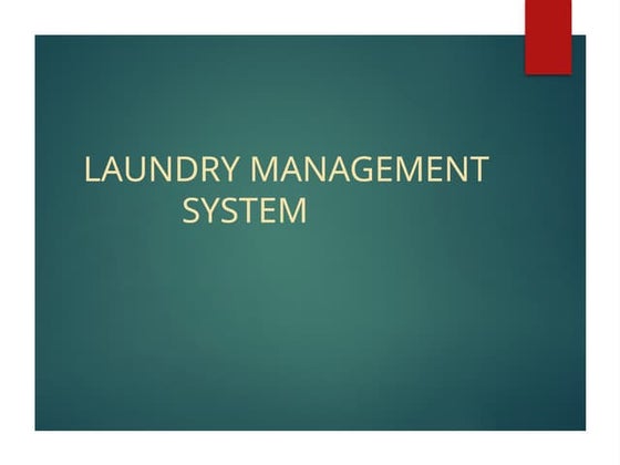 Laundry management system project report.pdf