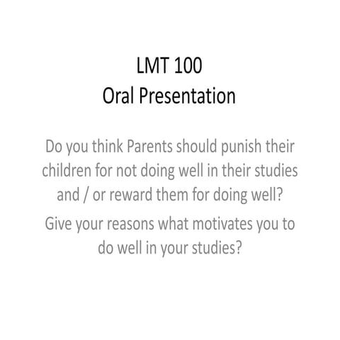 Lmt 100 | PPTX