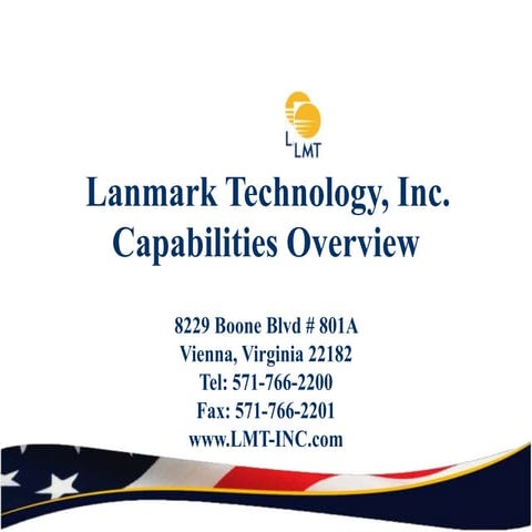 Lmt capabilities brief, | PPTX