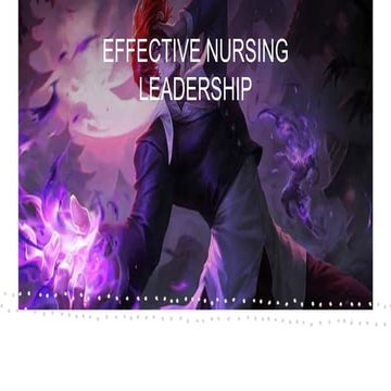 Aone nurse executive competencies | PDF