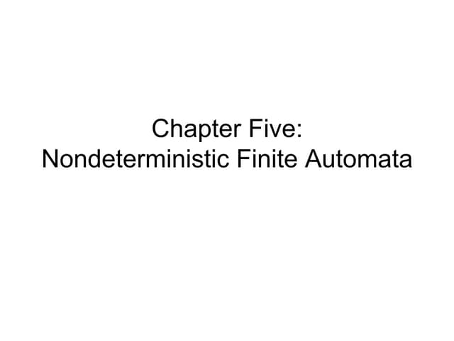 Nondeterministic Finite Automata | PDF Nondeterministic Finite Automata | PDF