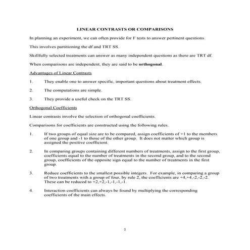 Linear mixed model-writing sample | PDF