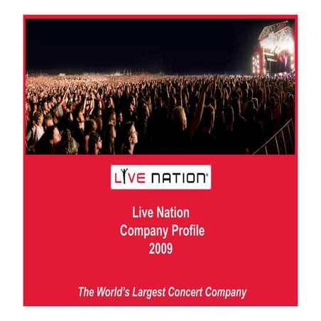 Live Nation Company Profile | PDF